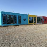 China Colourful Camping Container House for Small Store Creative Design Steel Personalized for sale
