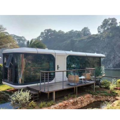 China SHENGDE Prefabricated Space Capsule Container House with Bedroom and Customized Color for sale