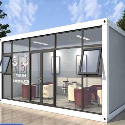 China Outdoor Portable Bathroom Unit with Sandwich Panel Assembled Fat Pack Container House for sale