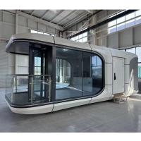 China Prefab Container House 2 Bedroom Glass Moving Modern Home for Graphic Design Projects for sale