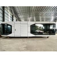 China Prefab Container House 2 Bedroom Glass Moving Modern Home for Graphic Design Projects for sale