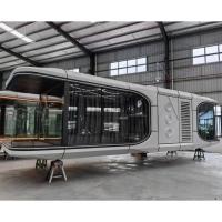 China Outdoor Living Hotel Container Modern Prefab Pod with Galvanized Light Steel Frames for sale