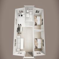 China 20ft Expandable Foldable Container House for Hotels and Villas in 5990*2990*2740mm Size for sale