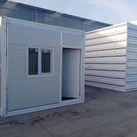 China Electro Galvanized Steel Structure Outdoor Cafe Container House with Glass Panels for sale