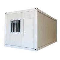 China 40ft Sandwich Panel Steel Structure Container House with Bathroom and Steel Door for sale