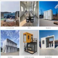 China Modular Double Glazed Fast Build Prefab Flat Pack Container House for Office Building for sale