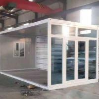 China 40ft Sandwich Panel Steel Structure Container House with Bathroom and Steel Door for sale