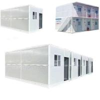 China Steel Luxury Container House Portable 2 Bedroom Living with Sandwich Panel Structure for sale