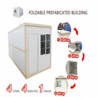 China Steel Luxury Container House Portable 2 Bedroom Living with Sandwich Panel Structure for sale