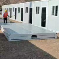 China Steel Structure Frame Welded Integrated Housing Activity Board House for Mobile Office for sale