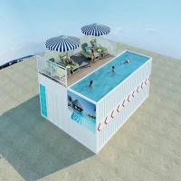 China Modular Summer House Prefabricated Container House for Seaside Resort Villa for sale
