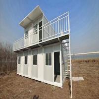 China Steel Structure Frame Welded Integrated Housing Activity Board House for Mobile Office for sale