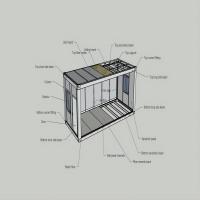China 40ft Detachable Modern Homes Luxury Prefab Container House 3 Bedroom Portable Shelter for sale