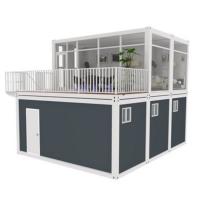 China Alpine Villa Living Light Steel Prefabricated Sunrooms with Detachable Container for sale