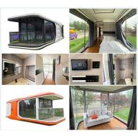 China Space Saving Smart Removable Prefab Villa Capsule Room With Kitchen Soundproof for sale