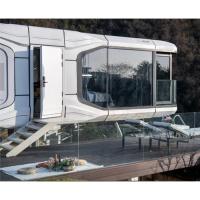 China Space Saving Smart Removable Prefab Villa Capsule Room With Kitchen Soundproof for sale
