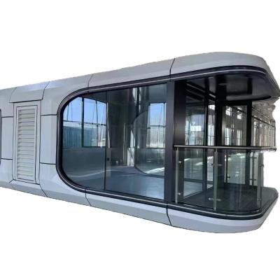 China Modern Design Villa Prefabricated Space Capsule Container House with Luxury Durable for sale