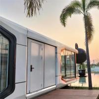 China Modern Design Villa Prefabricated Space Capsule Container House with Luxury Durable for sale