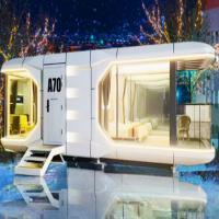 China Prefab House Fast Install Steel Structure for Luxury Villa Space Capsule Container House for sale