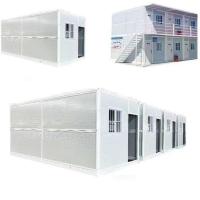 China 40ft 20ft Sandwich Panel Prefabricated Modular Folding Container House for Products for sale