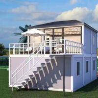 China Office Modern Prefab Container House With Bathroom Modular Design for sale