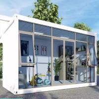 China Office Modern Prefab Container House With Bathroom Modular Design for sale