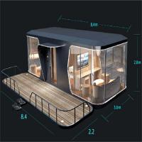 China 2 Bedroom Prefabricated Modular Houses Living Space Container Homes for Apartments for sale