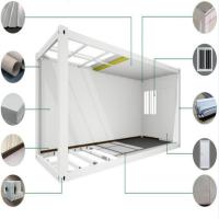 China Galvanized Steel Frame Prefab Wooden Container House for Manufactured Portable Hotels for sale
