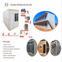 China Office Building Modern Modular 20 ft Movable Collapsible Foldable Container Folding House for sale