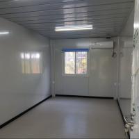 China Steel and Sandwich Panel Office Building Modular Tiny Flat Pack Portable Summer Prefab Homes for sale