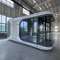 China Steel Modular Luxury House Prefabricated Cabin Container Homes with Bathroom and Kitchen for sale
