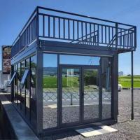 China Modern Mobile Living Container House Design Green Home Flat Pack 20ft Prefab House for sale