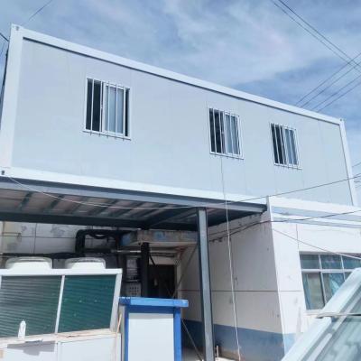 China Temporary Office Apartment Container Mobile House with Light Steel Structure Frame for sale