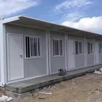 China Temporary Office Apartment Container Mobile House with Light Steel Structure Frame for sale