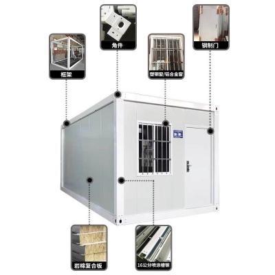 China Graphic Design Steel Frame Modern Prefabricated Tiny House with Light Structure Panels for sale