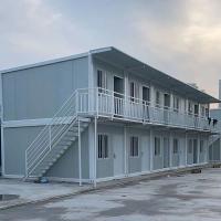 China Modular Homes Furnished 2 Floor Steel Structure Container Home for Family Living for sale