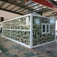 China 20ft Luxury Portable Houses Shipping Prefabricated Prefab Foldable Folding Container House for sale