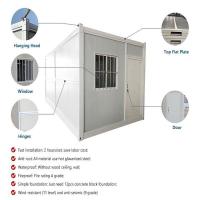 China Expandable Prefabricated Container House With Sandwich Panel for sale