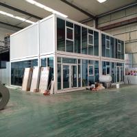 China Detachable Container Prefabricated Flat Pack Houses for Luxury Storage Steel Shipping for sale