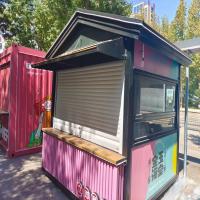 China 20ft Modern Mobile Homes Food Kiosk Coffees Shop Prefabricated Container Homes House for sale