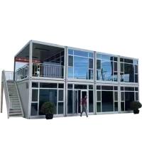 China Temporary Site Activity Board Container House with Integrated Mini Storage Buildings for sale