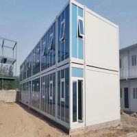 China Temporary Site Activity Board Container House with Integrated Mini Storage Buildings for sale