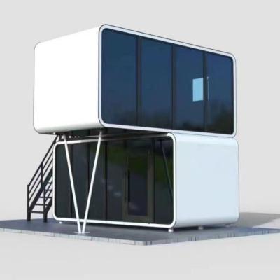 China Apple Cabin House Luxury Portable Customized Modular Homes 20ft Prefab Container House for sale
