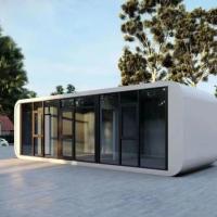 China Apple Cabin House Luxury Portable Customized Modular Homes 20ft Prefab Container House for sale
