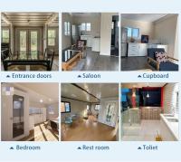 China Sandwich Panel Roof And Wall Luxury Container House 5800*6400*2530mm for sale
