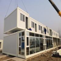 China Labour Camping Container House with Toilet Room and Fast Assemble on Construction Site for sale