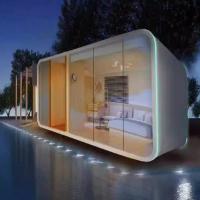 China Galvanized Steel Frame Modern Container House for Garden Pod Capsule and Apple Cabin for sale