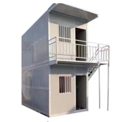 China Modern 2 Floor Villa Camp Mobile Tiny Modular Home White or Customized Color Family House for sale