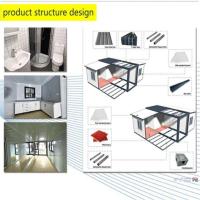 China Versatile Expandable Container House 5800*6400*2530mm Ideal for Living or Medical for sale