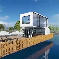 China 40ft Luxury Prefab House with Steel Sandwich Panel and Online Technical Support for sale